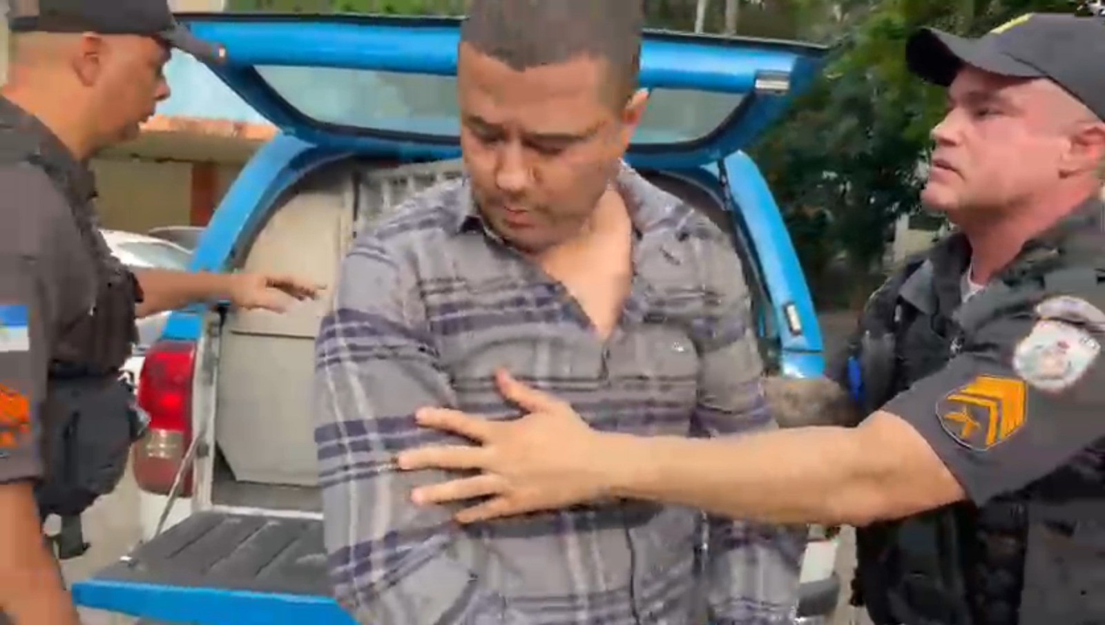 Réu pela morte de Jeff Machado estava cavando no dia do assassinato
