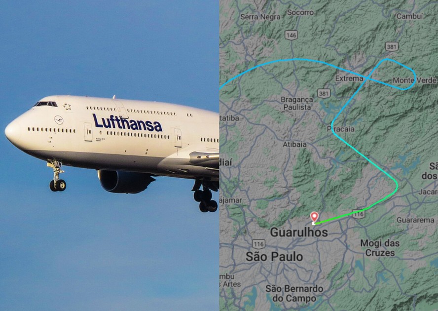 Boeing 747 Destino A Buenos Aires Desvia Para Guarulhos E Chega Sob