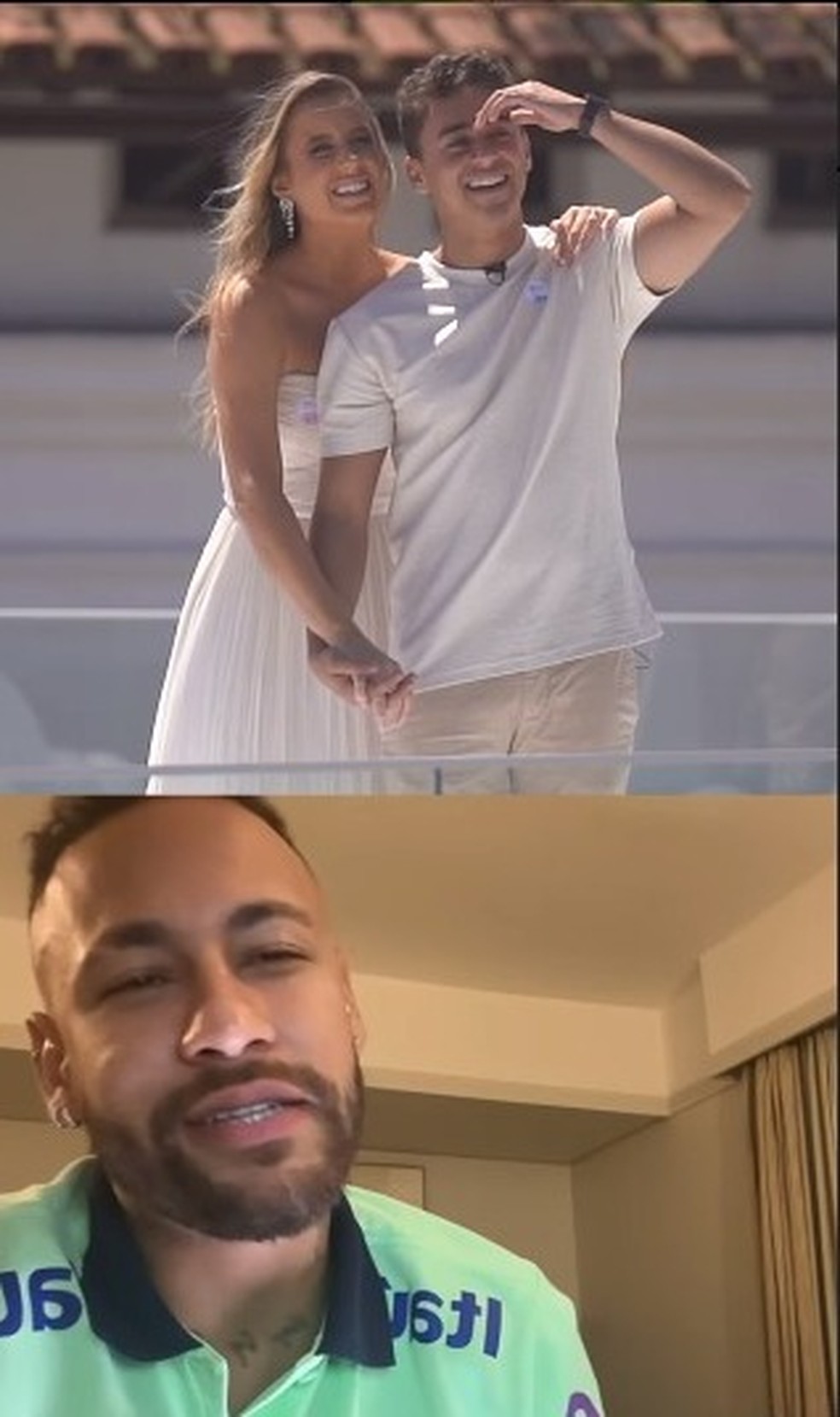 Neymar anuncia sexo de bebê de deputado Nikolas Ferreira em chá