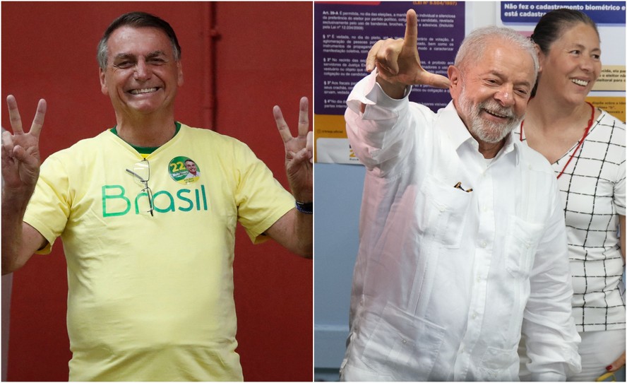 Disputa entre Lula e Bolsonaro é a mais apertada para presidente desde 1989