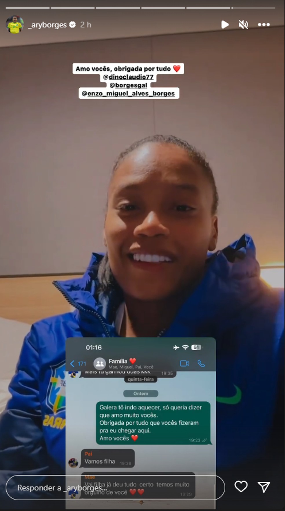 Autora de três gols na estreia do Brasil na Copa, Ary Borges se ...