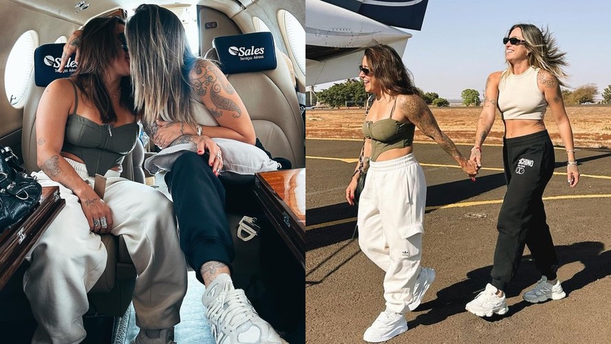 Tati Dias mostra bastidores de viagem com Lauana Prado, e cantora entrega: 'Quando você vem ...