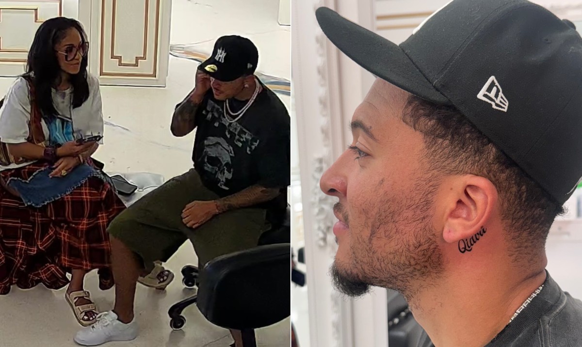 Sancho, do Manchester United, cobre homenagem para a ex e tatua nome da ...