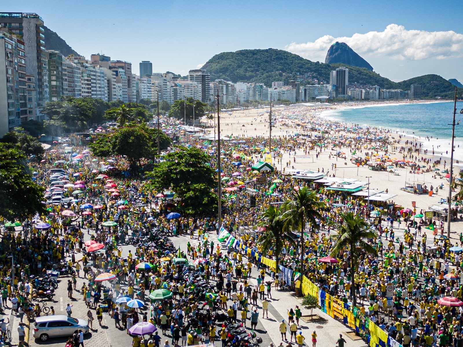 Com 32,7 mil pessoas, ato bolsonarista em Copacabana reúne 18% do ...