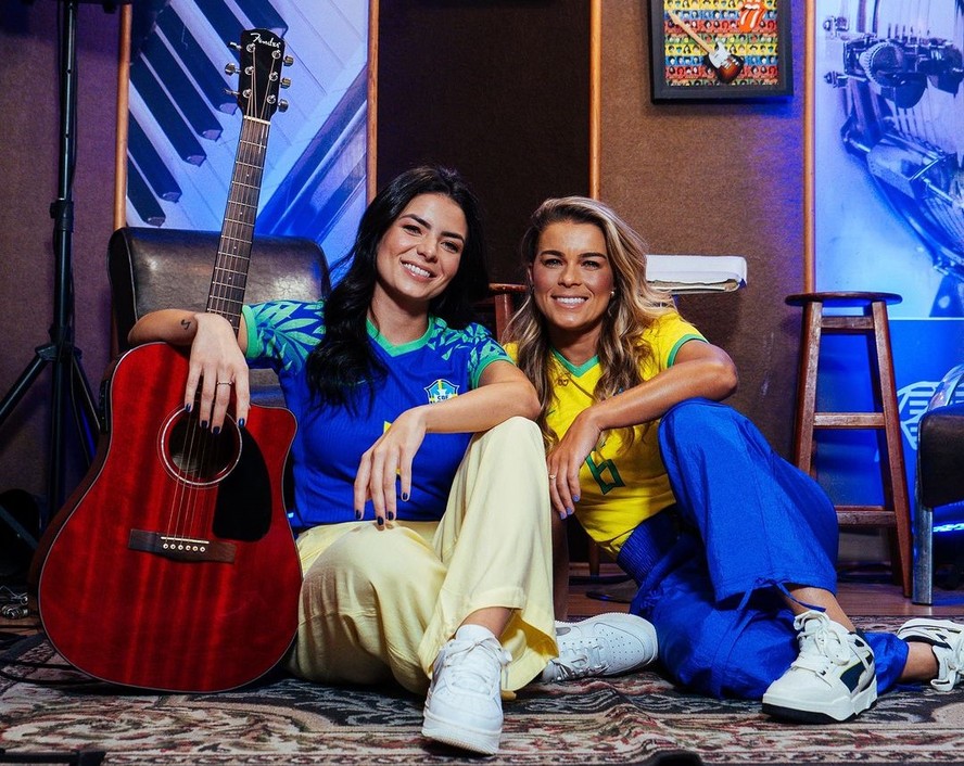 Tamires, da seleção brasileira, faz participação na música da namorada ...
