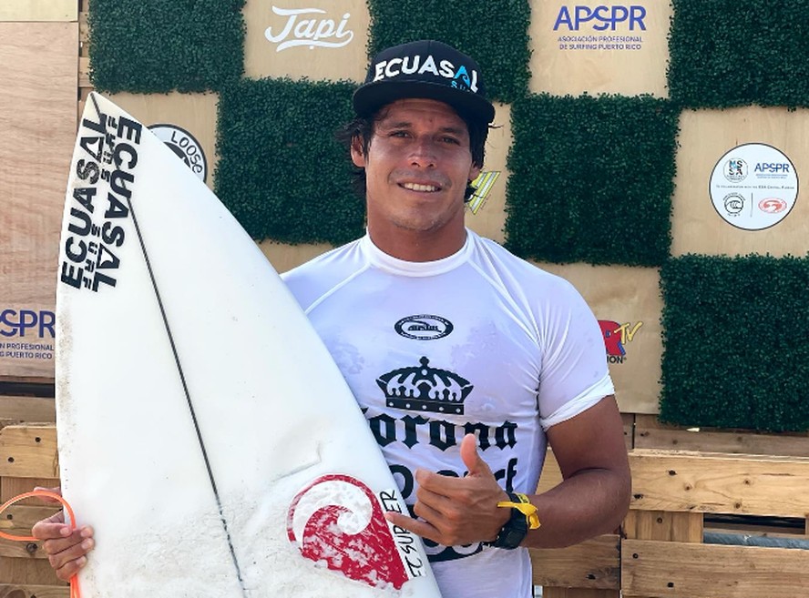 Surfista equatoriano morre de infarto aos 34 anos