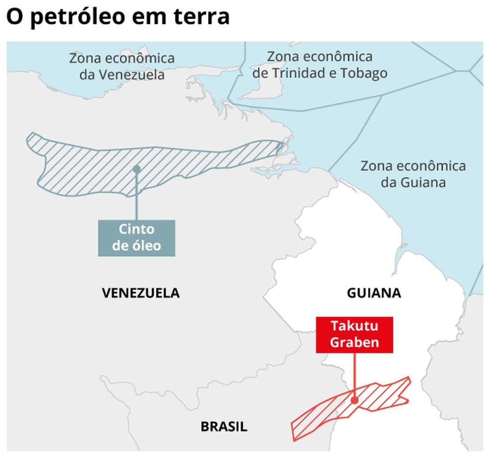 'Jogo do petróleo': conheça as reservas de 'ouro negro' da Guiana ...