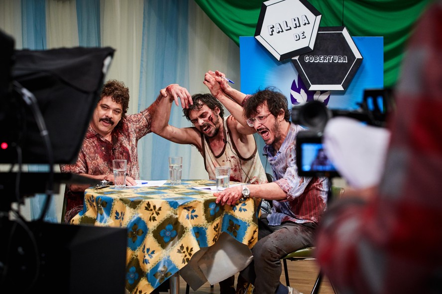 Caito Mainier e Daniel Furlan rodam filme derivado do programa 'Falha de cobertura'