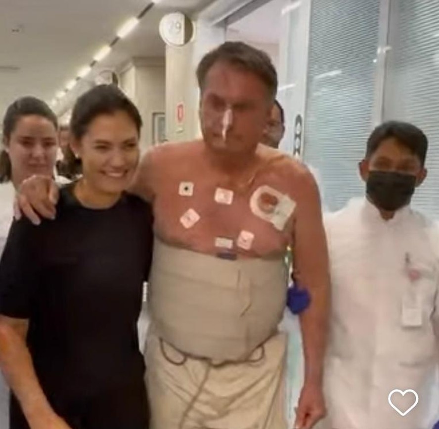 Bolsonaro está sem dor ou febre e com pressão controlada após deixar a ...