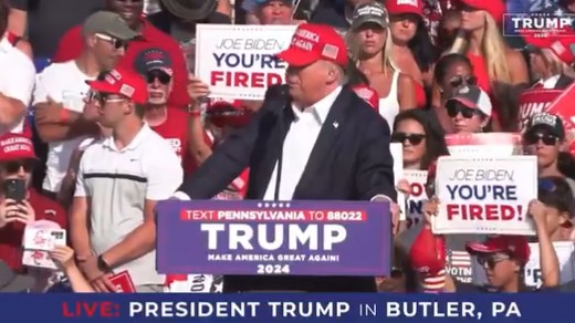 Com sangue no rosto, Trump é retirado às pressas do palco durante ...