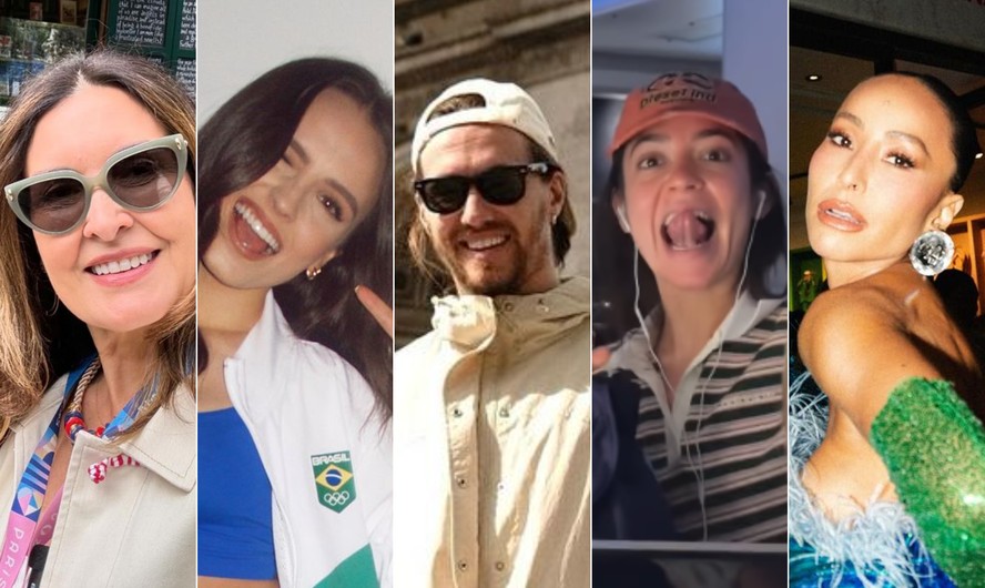 Famosos brasileiros 'invadem' Paris e formam time para acompanhar ...