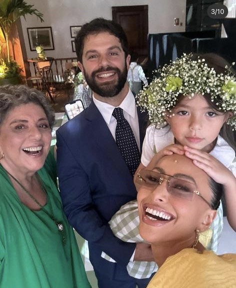 Isis Valverde comemora aniversário do filho Rael com o ex-marido