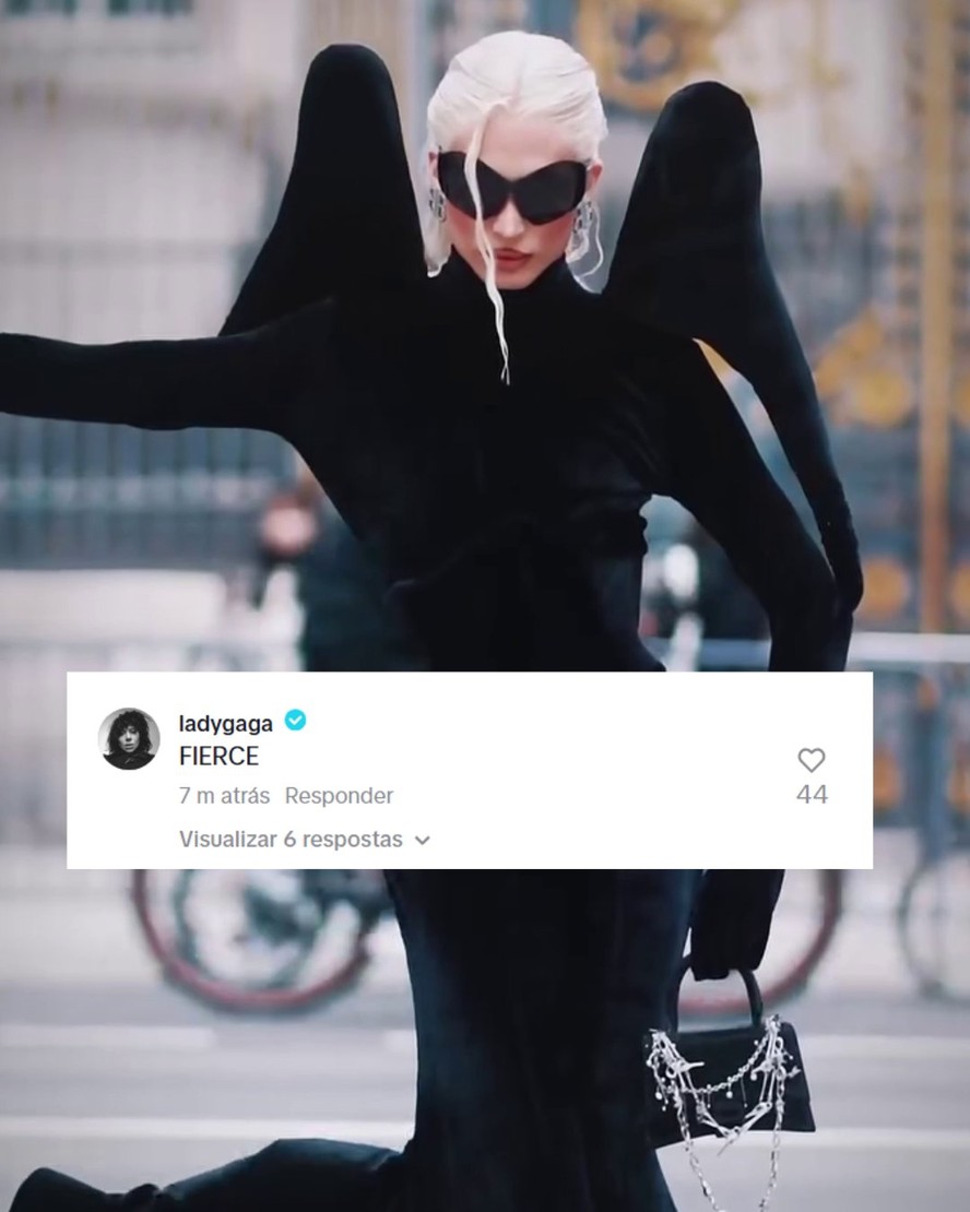 Lady Gaga nota Halessia e reage a vídeo da drag queen brasileira