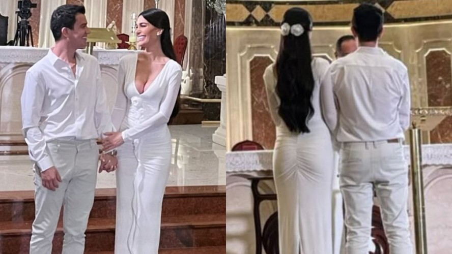 Hugo, da dupla com Guilherme, se casa com médica em cerimônia intimista; veja fotos