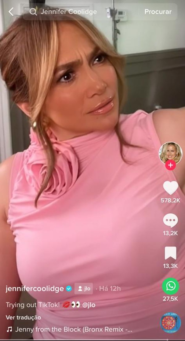 Jennifer Coolidge, estrela de 'White Lotus', entra em rede social com a ...