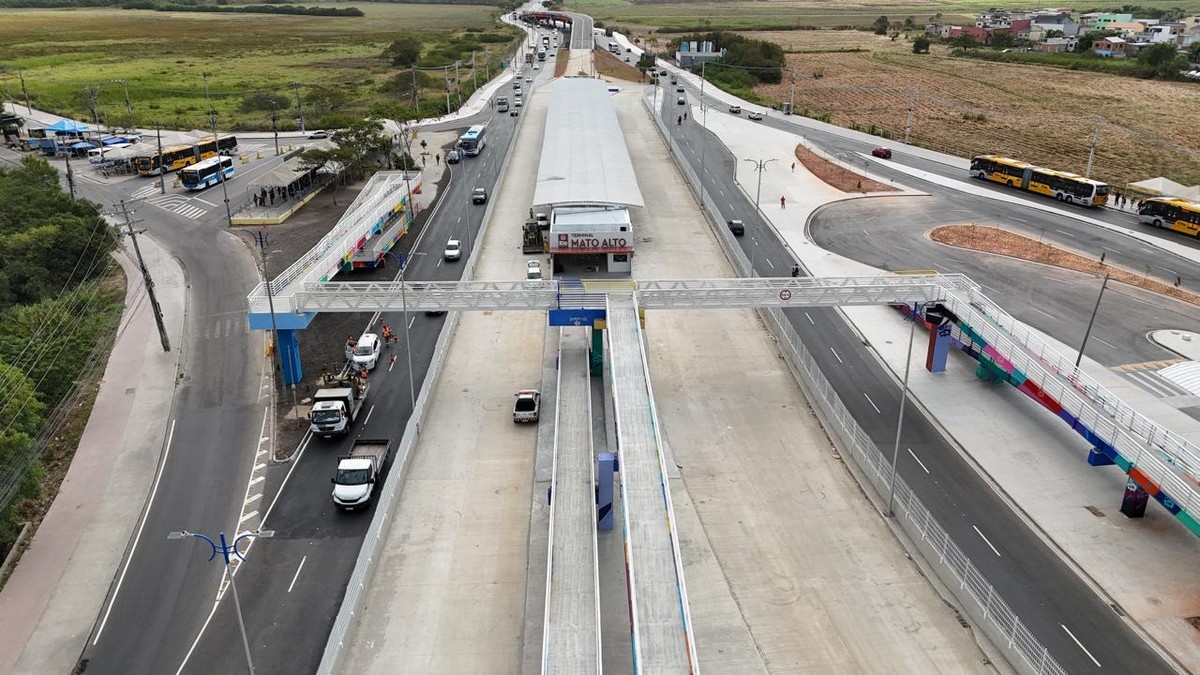 Novo Terminal Mato Alto do BRT Transoeste é inaugurado neste domingo