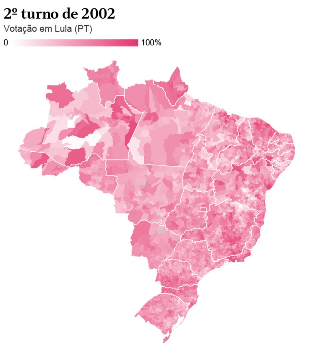 Lula eleito: veja a evolução de votos para o PT em municípios ...