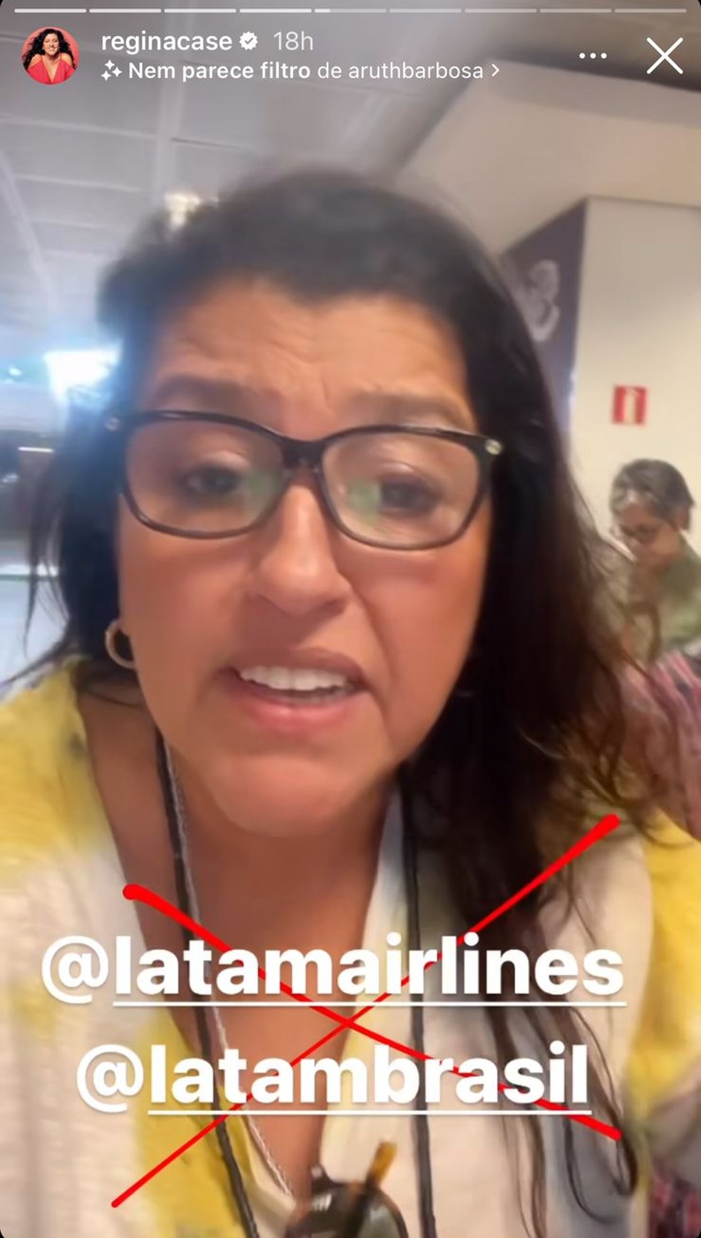 Regina Casé vive 'pesadelo' em viagem no feriado após voo cancelado ...