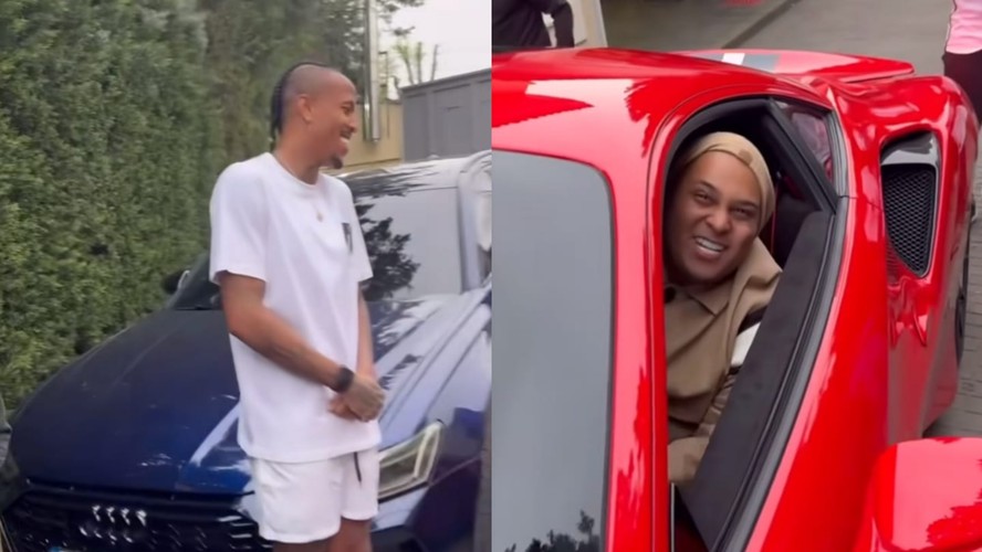 MC Ryan SP encontra Éder Militão em Madri e anda em Ferrari de 1,6 ...