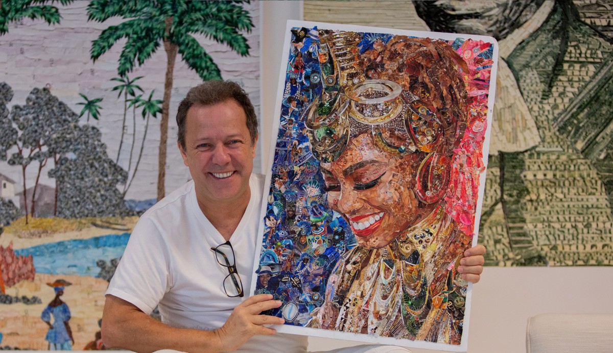 Com fotos de Vik Muniz, livro que é a cara do Rio vai divulgar a cidade no exterior
