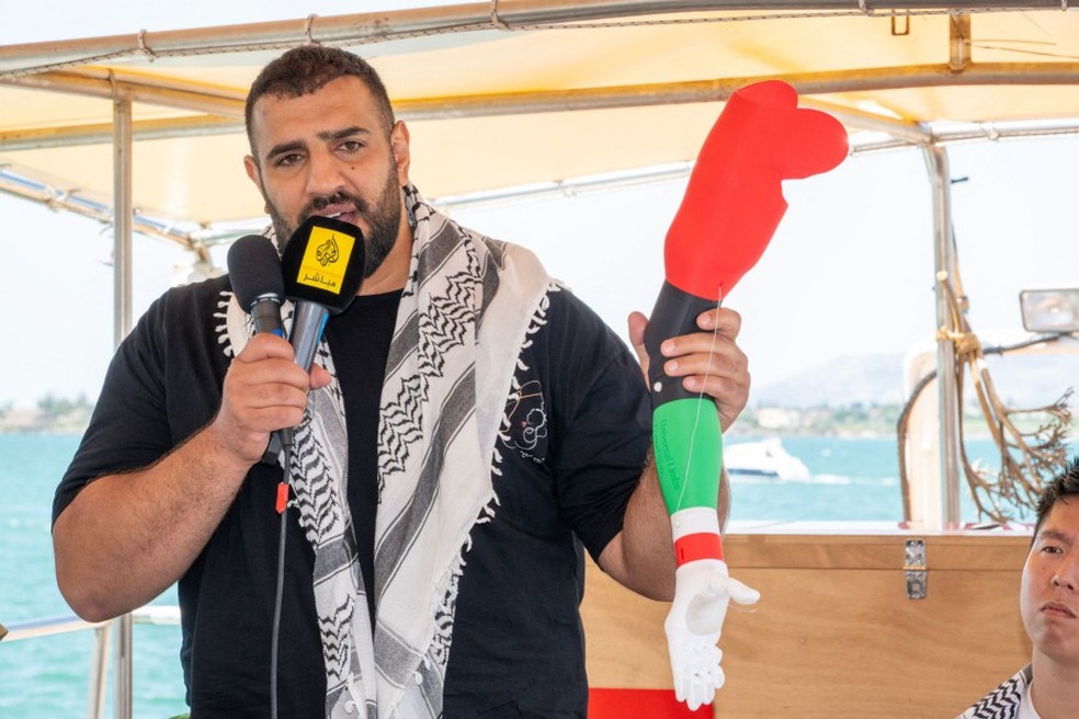 Ajuda humanitária para Gaza é levada em novo barco; o 'Handala' saiu de ...