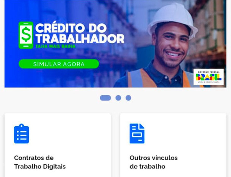 Carteira de trabalho digital: veja passo a passo para solicitar o Crédito do Trabalhador