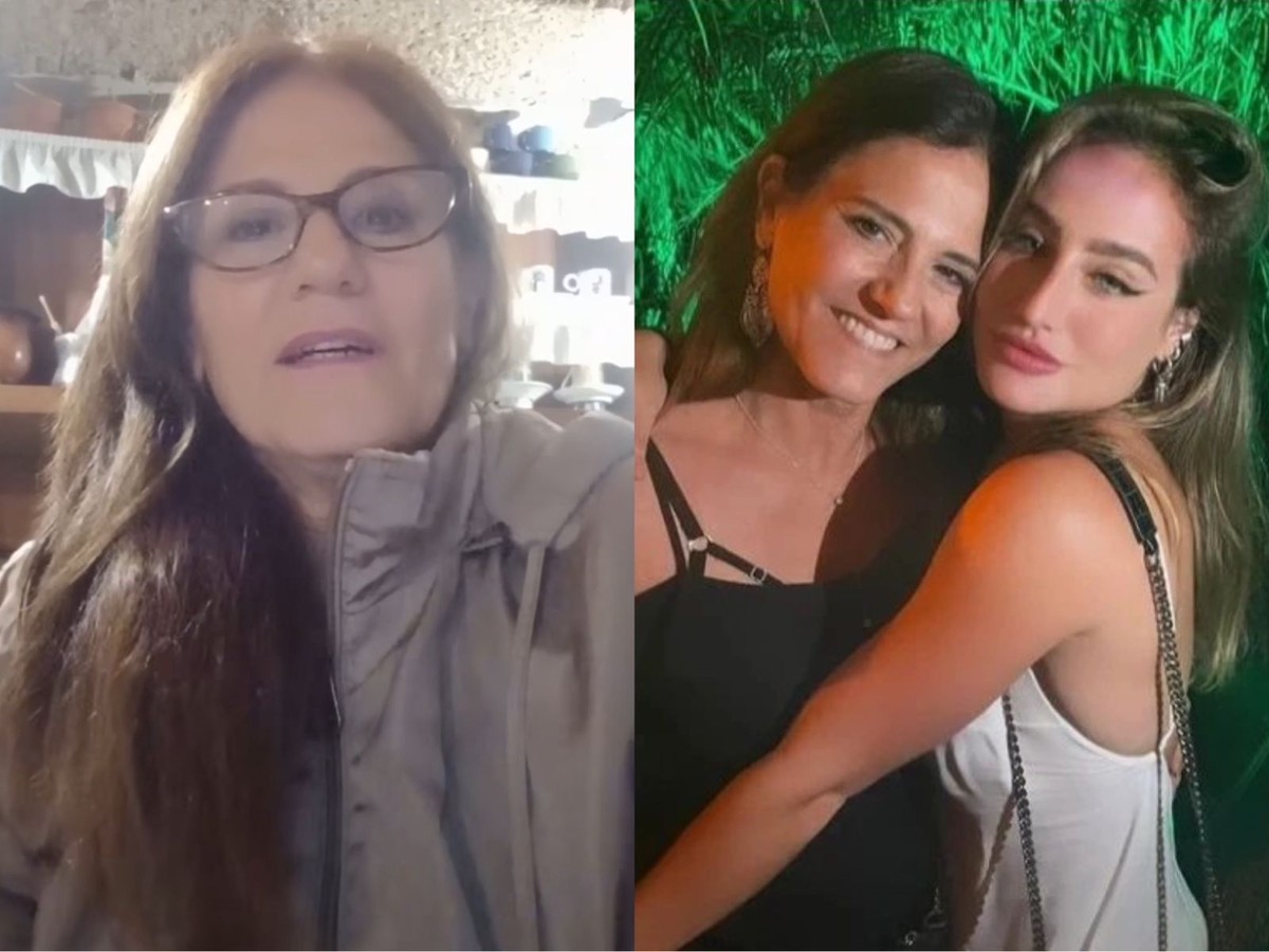 De Portugal, mãe de Bruna passa a madrugada torcendo em paredão do 'BBB ...