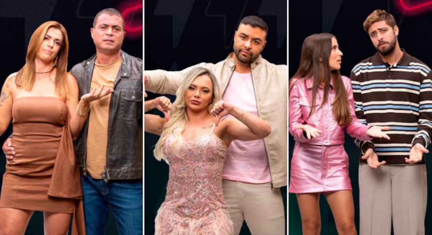 Enquete 'Power couple': Adriana e Dhomini, Ana Paula e Antony, Nat e Eike estão na DR. Quem sai ...