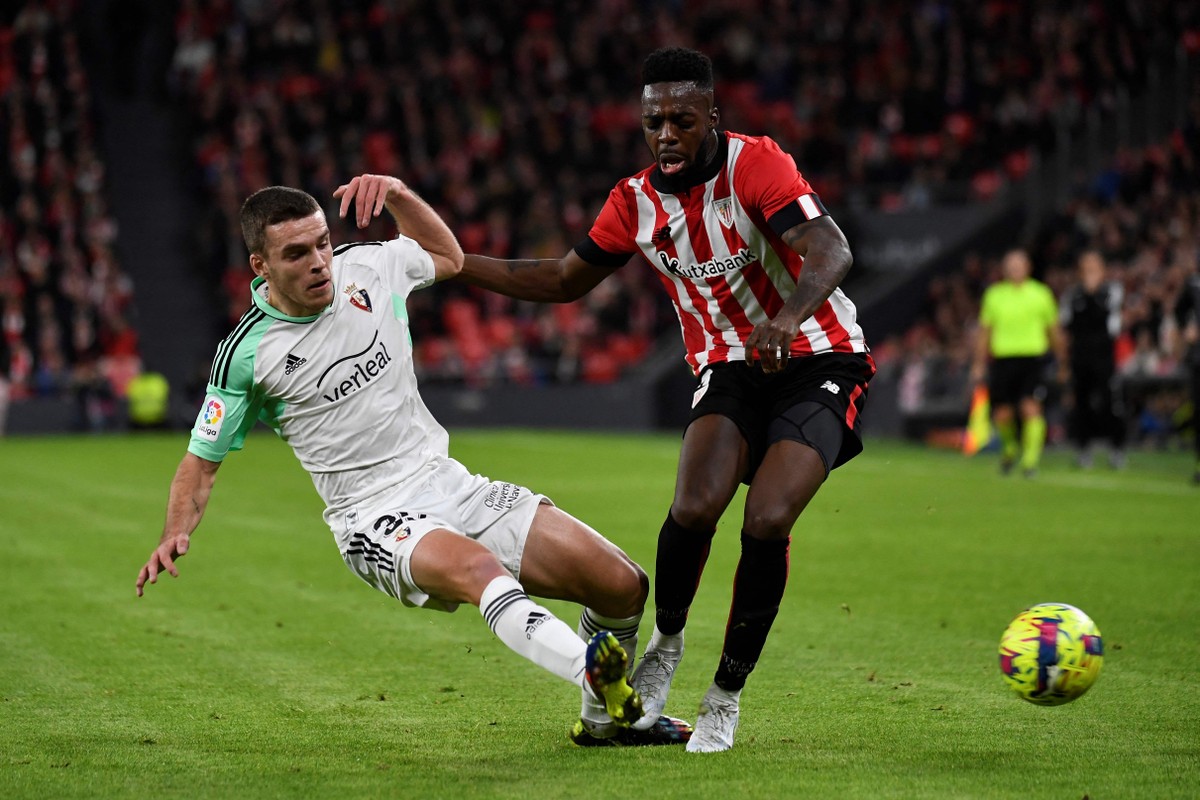 Com lesão muscular, Iñaki Williams desfalca o Athletic Bilbao após seis ...
