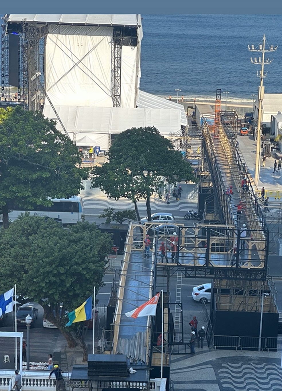 Fundo De Passarela De Moda