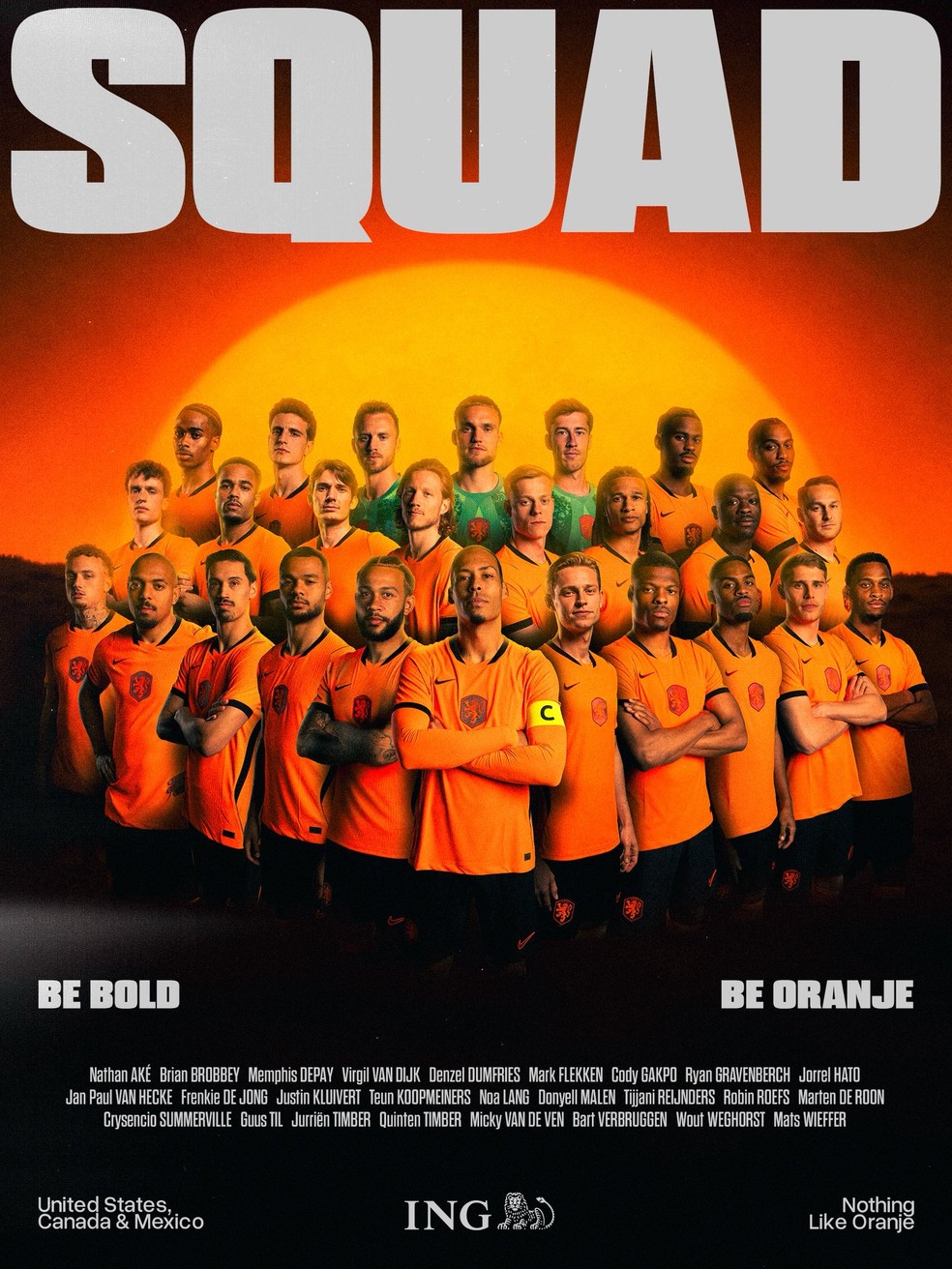 Com Memphis, Holanda anuncia convocados para a Copa do Mundo de 2026