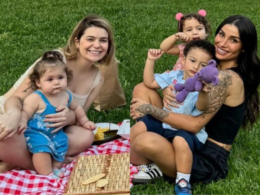 Morando no mesmo condomínio, Bianca Andrade e Viih Tube reúnem filhos ...
