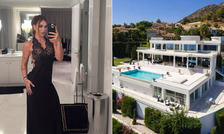 Vista para o Mediterrâneo e R$ 445 mil por mês: a 'mansão magnífica' que Virginia Fonseca alugou ...