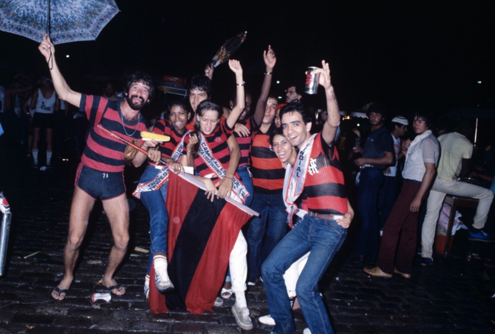 Fotos mostram festa no Rio após título mundial do Flamengo em 1981