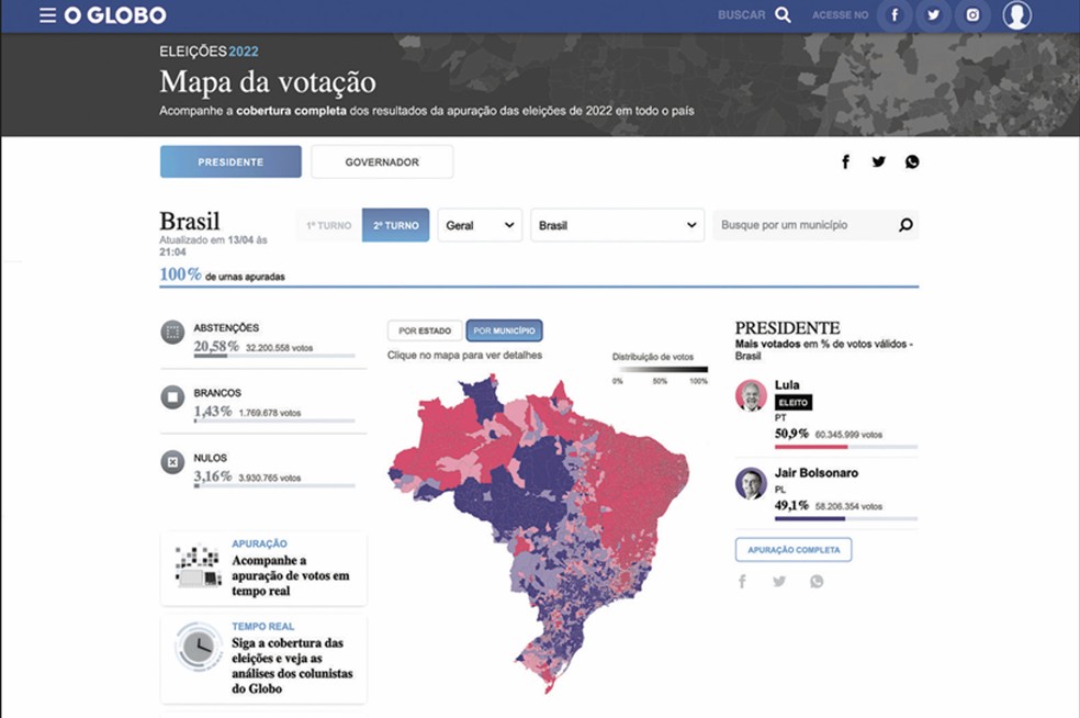 Os destaques do GLOBO em 2022, no digital e no impresso; confira os melhores trabalhos do jornal