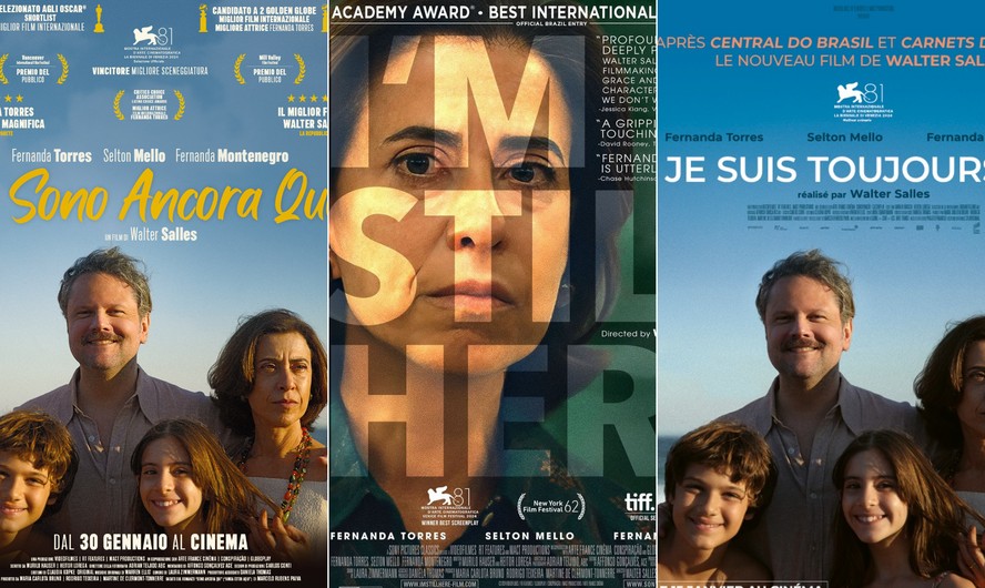 'Ainda estou aqui', 'Aún estoy aquí', 'Je suis toujours là': confira cartazes internacionais do ...