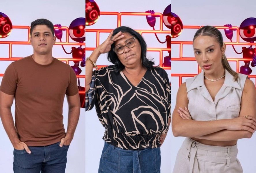 Enquete BBB 25: Guilherme, Joselma e Renata estão no paredão. Quem vai sair?