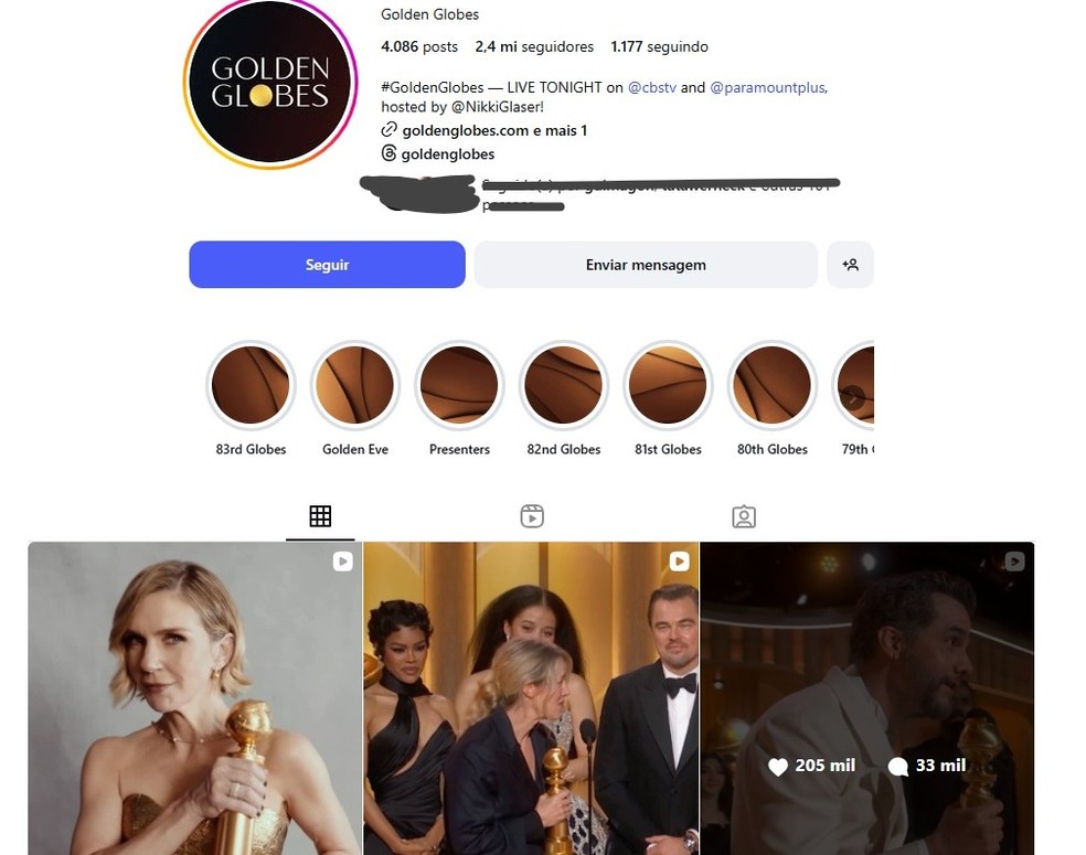 Brasileiros comentam em rede social de atriz que anunciou prêmio para ...