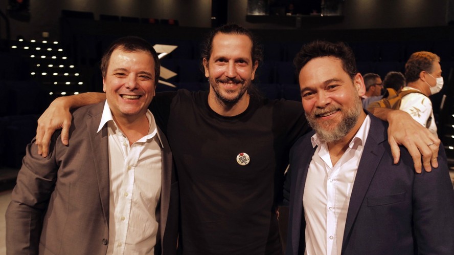 Vladimir Brichta prestigia amigos Thelmo Fernandes e Claudio Gabriel no ...