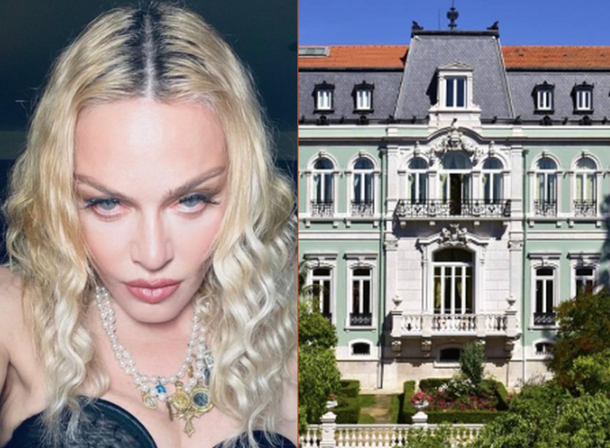 Em Portugal para turnê, Madonna se instala em palácio-refúgio de Lisboa com diária de R$ 11 mil ...