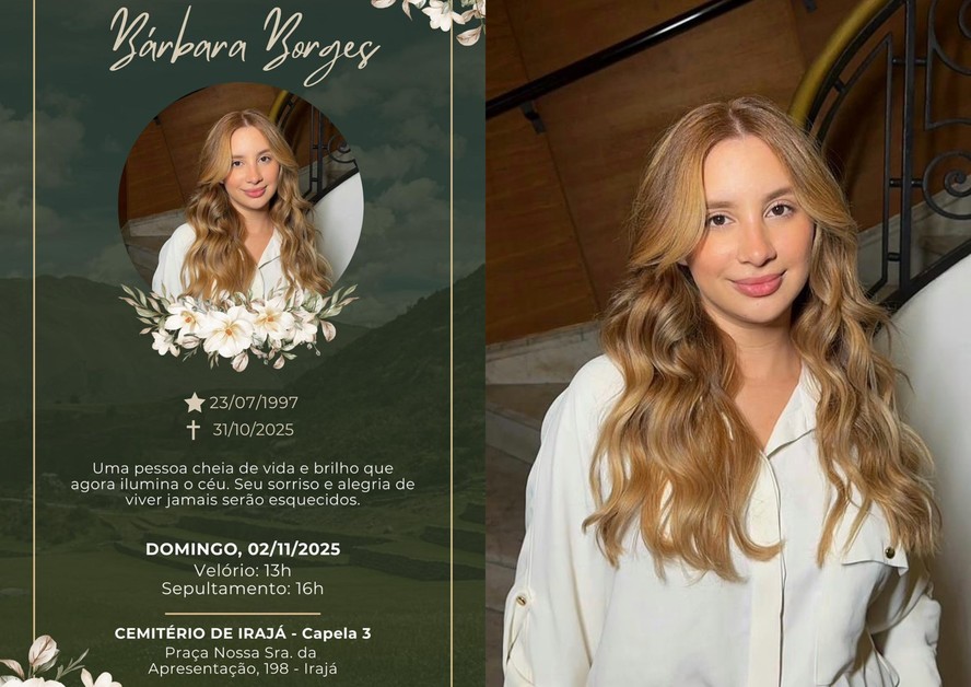 Corpo de Bárbara, jovem baleada na Linha Amarela, será velado neste ...