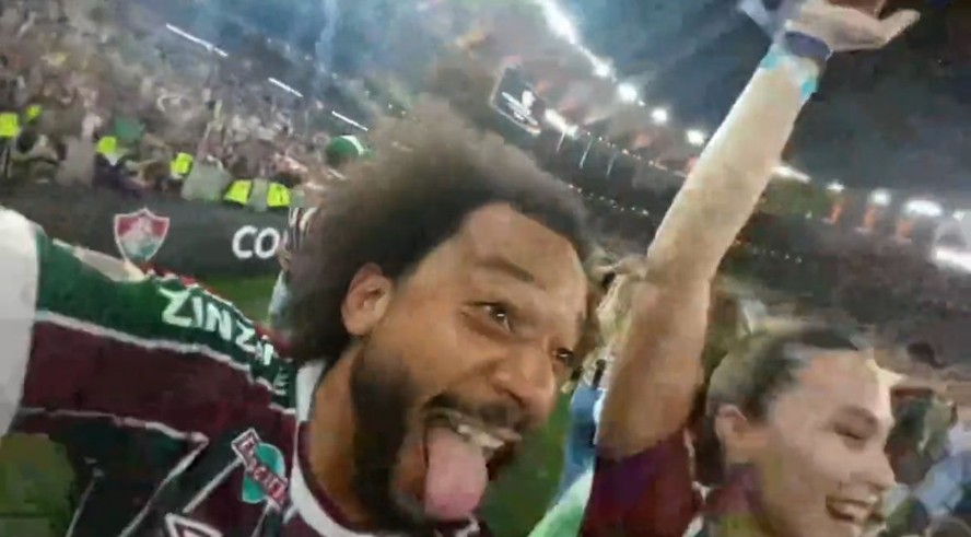 Conmebol divulga imagens da comemoração do Fluminense feitas pelas ...
