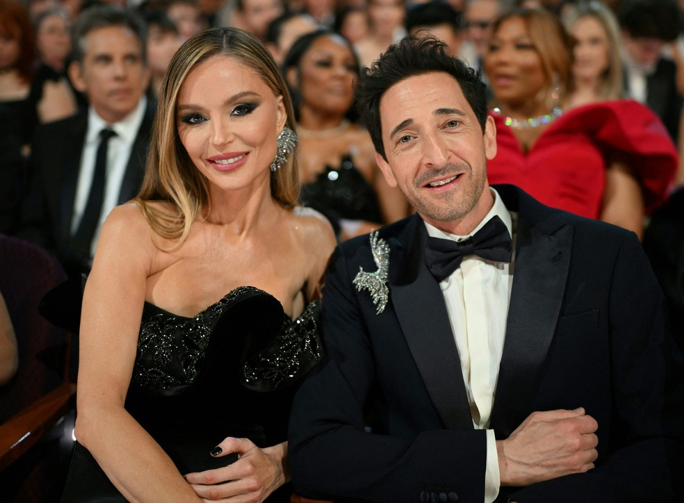 Mulher de Adrien Brody que segurou chiclete do ator já foi casada com ...
