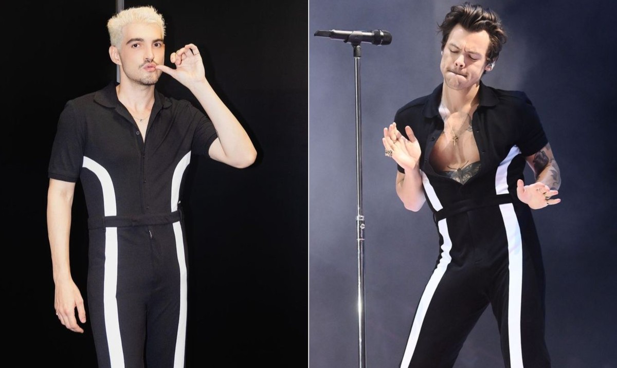 Jão usa figurino inspirado em Harry Styles em show no The Town