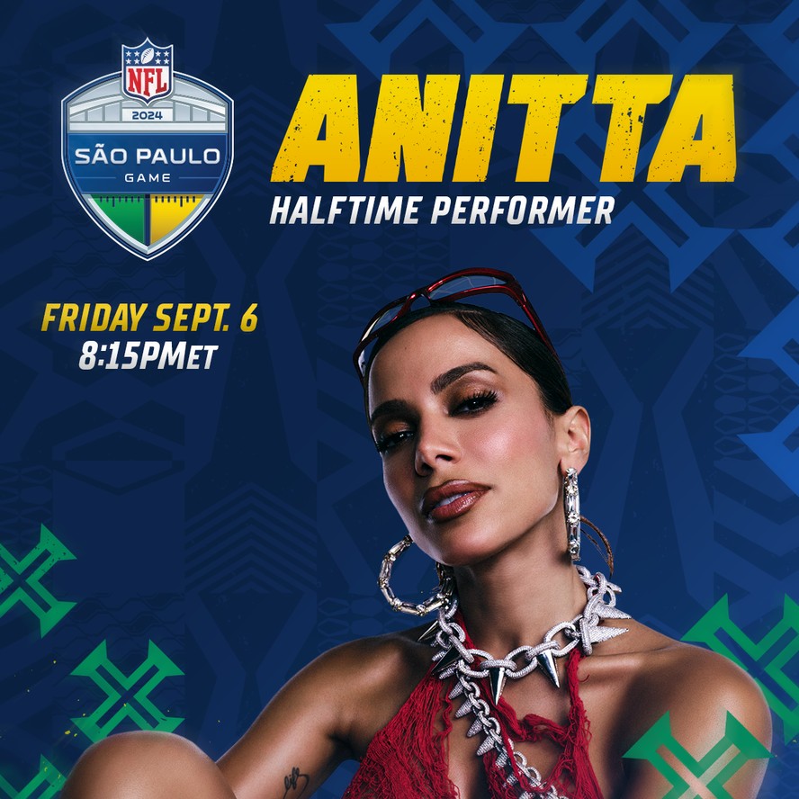Anitta é anunciada pela NFL como atração principal de show do intervalo ...