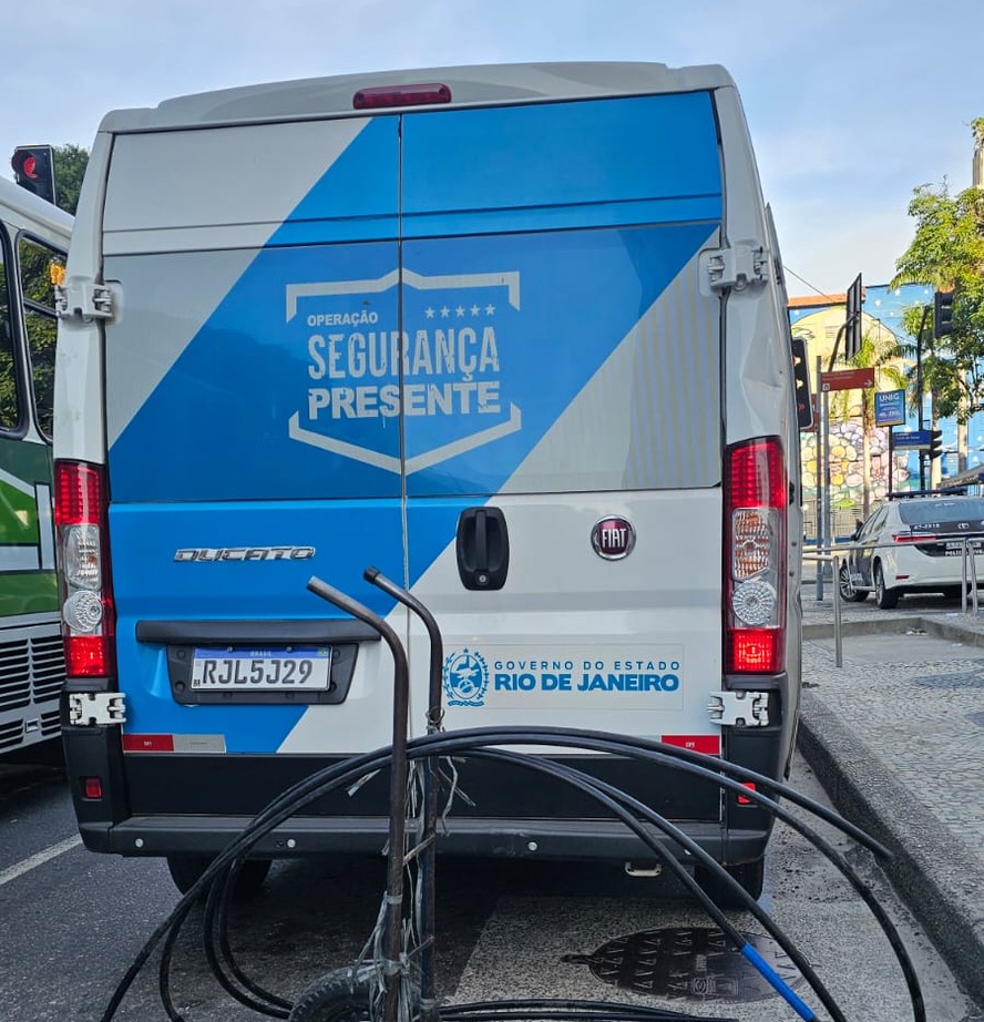Segurança Presente flagra furto de cabos no Centro do Rio