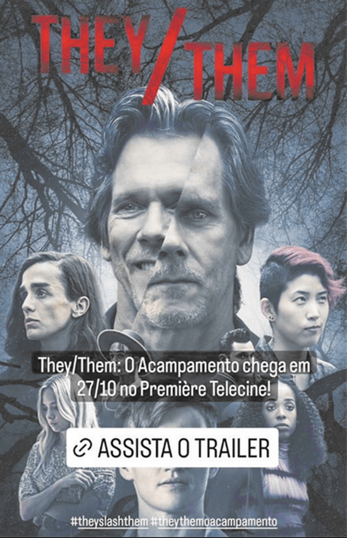Ator brasileiro está no elenco de filme americano com Kevin Bacon