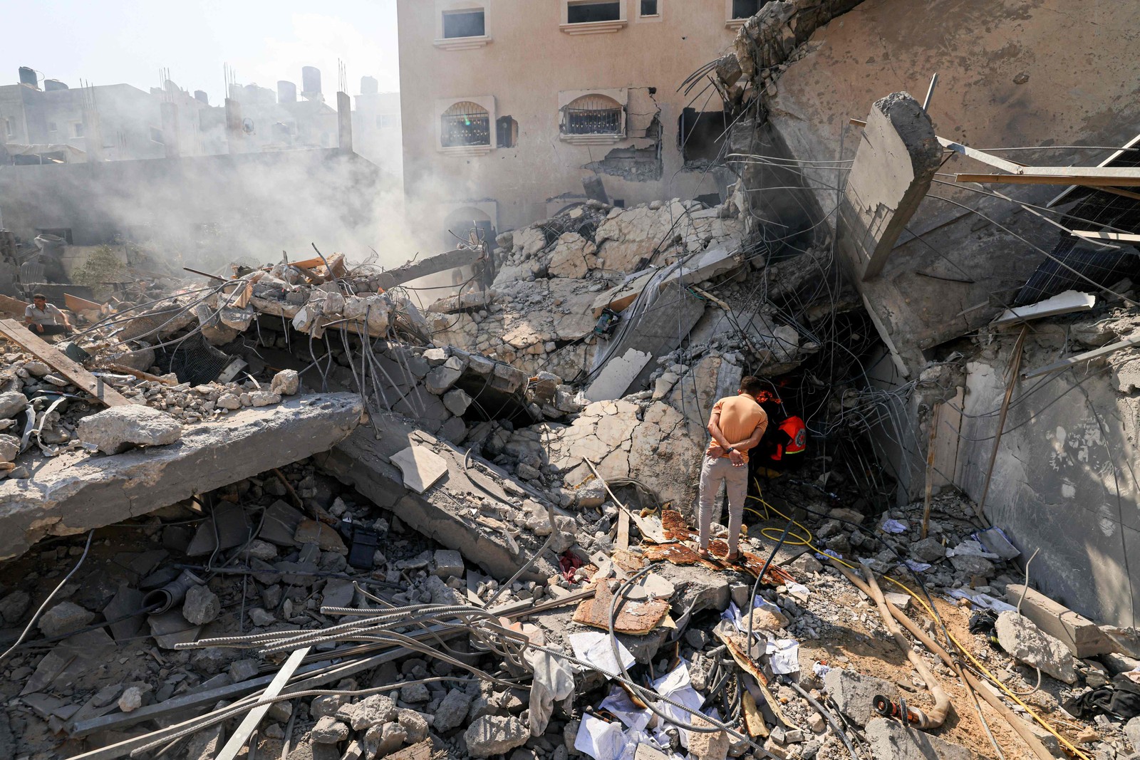 Na Faixa de Gaza, imagens mostram a realidade de crianças durante a ...