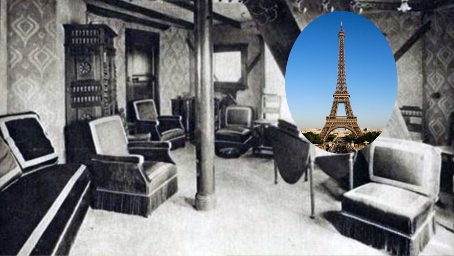 Poucos sabem, mas há um apartamento no topo da Torre Eiffel; conheça a ...