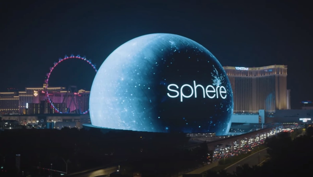 Veja telão interno da Sphere, em Las Vegas, que terá U2 como show de abertura no fim do mês